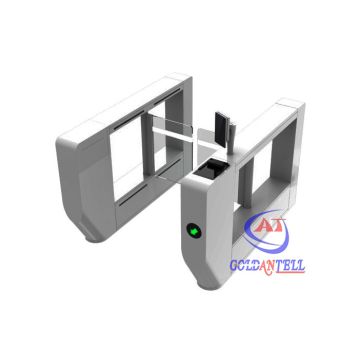 Quality Visitor counter access control and temperature screening half turnstile mirror for sale