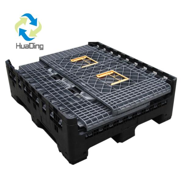 Quality Large Heavy Duty Vented Collapsible Plastic Pallet Box for Apple and Vegetable for sale