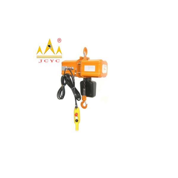 Quality 1 / 3phases Mini Electric Chain Fall Hoist For Construction Light Weight for sale
