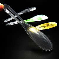 Quality Biodegradable Honey Plastic Spoon 3g 130*27*12.7mm with aluminium foil seal for sale