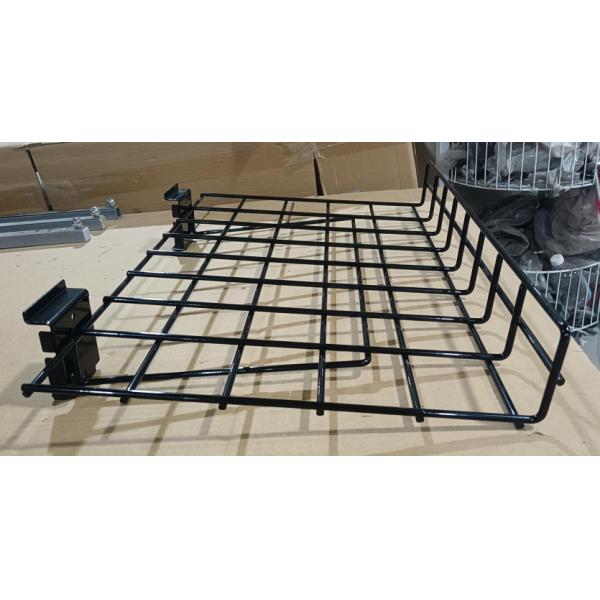 Quality Retail Shoe Display Rack Slatwall Shoe Rack Flat Grid Shelf 24