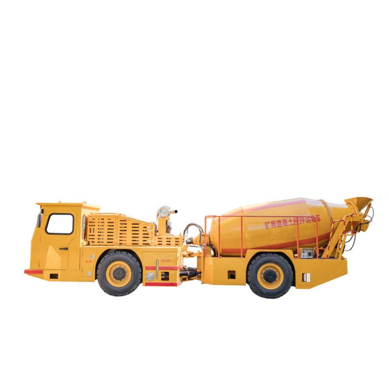 3 Cubic Meters Underground Concrete Mixing Truck Tunnel Concrete Mixer Truck Transmixer