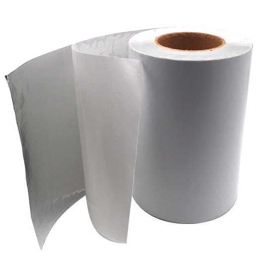Quality TG3035 Model Adhesive Labelstock 25um White PET 100G White Glassine Liner for sale