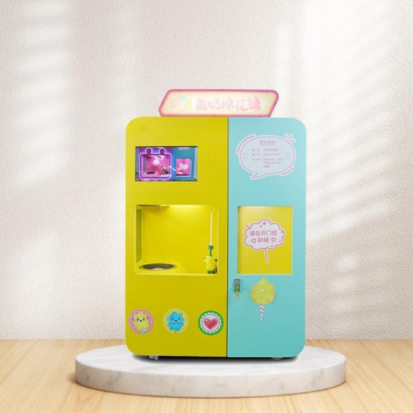 Quality 110V-240v Flower Cotton Candy Machine Unattended Automatic for sale