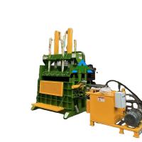 Quality High Productivity Waste Tire Baler Press Vertical Baler Machine for Retail and for sale