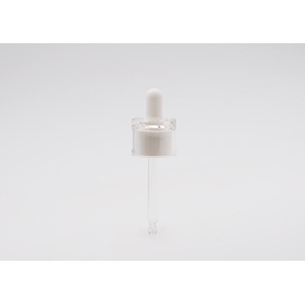 Quality Acrylic Closure Double Wall 18/410 Essential Oil Dropper for sale