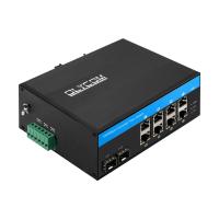 Quality 10 Port Gigabit Fiber Optic POE Switch With Two SFP Slots Industrial Poe Switch for sale