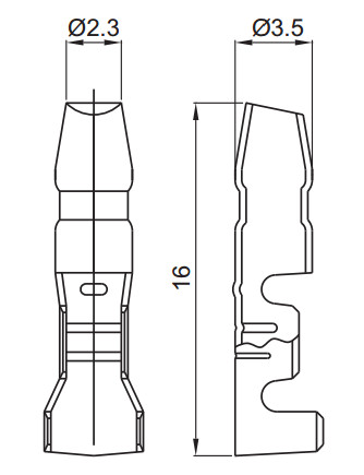 Quality High Performance Auto Wire Terminal Connectors / Car Wiring Terminals for sale