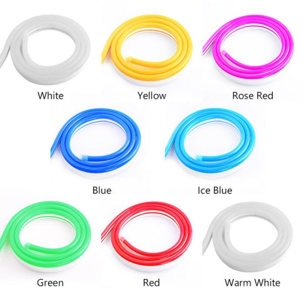 Quality Silicone Led Neon Light Soft Single Color 12v 8x16mm Diy Project for sale