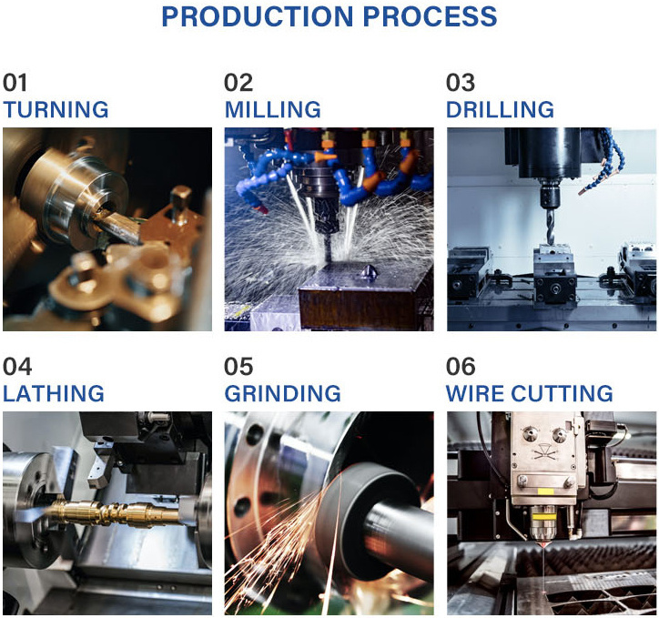 OEM Customized CNC Machining Turning Brass CNC Machining Services Spare Part
