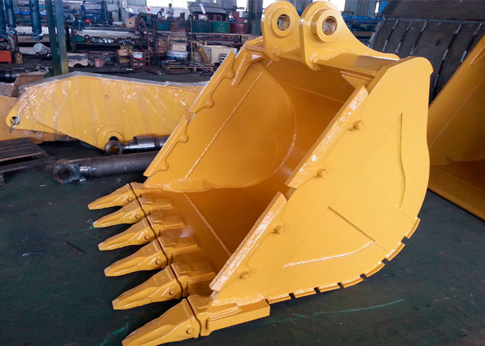 Quality Wheeled Extension 336 Excavator V Ditching Bucket With 6 Teeth for sale