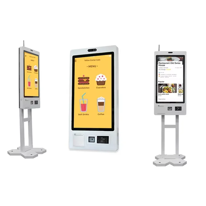 Quality Self Ordering Restaurant Payment Kiosk Touch Screen With QR Printer for sale