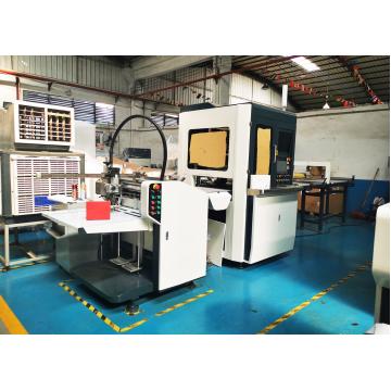 Quality Separate Lids Packaging Box Making Machine With Speed 15-35pcs Per Minute And for sale