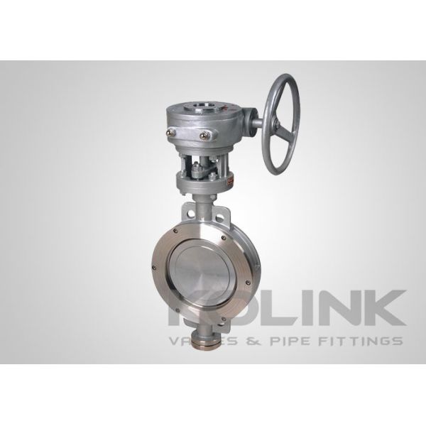 Quality U-Section Flanged Concentric Butterfly Valve DN50-DN1200 for sale