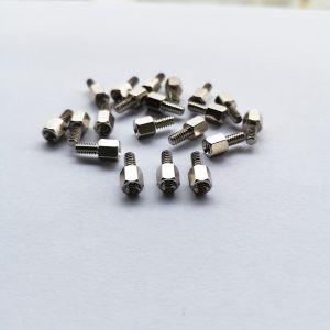 Quality Nickelplated Stainless Steel Standoff Screws M3x10.8 Hexagon Stud for sale