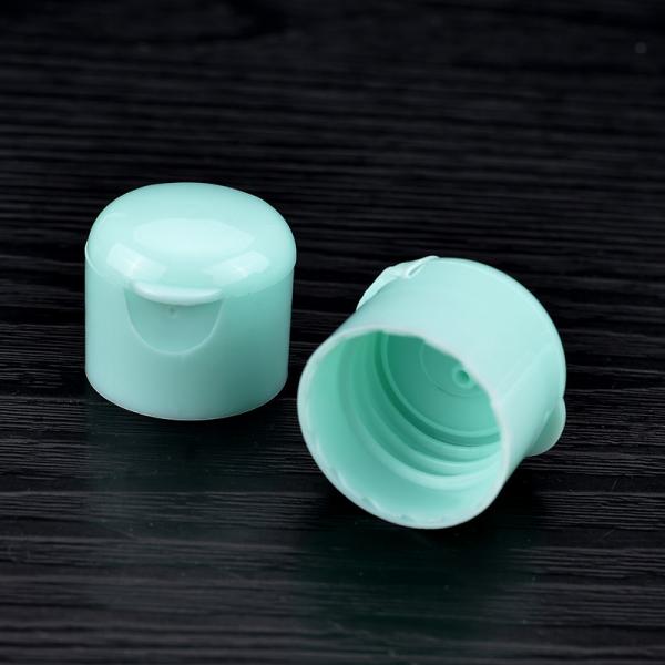 Quality Light Green PP Reusable Round Screw Cap , 20/410 Flip Top Cap for sale