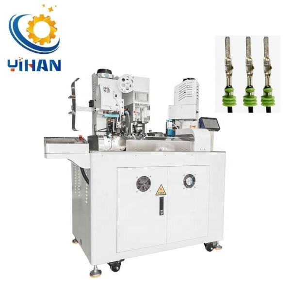 Quality 1.5-10mm Stripping Length Automatic Wire Seal Waterproof Plug Insert Crimping Machine for sale