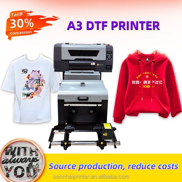 Quality Dual XP600 A3+ DTF Printer Machine 30 33 cm Direct Transfer Waterproof Digital for sale