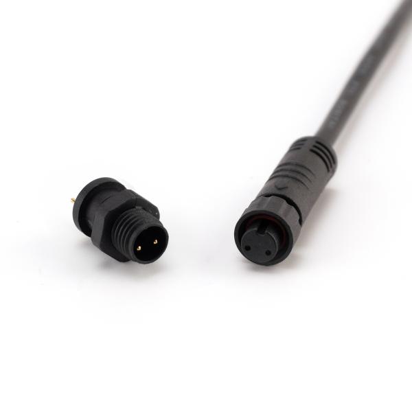 Quality Waterproof Auto Ebike Cable Connector IP67 M8 Electrical Screw Type for sale