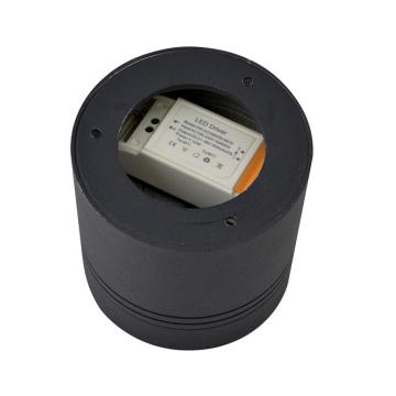 Quality SMD2835 Round Black LED Ceiling Downlights , 18W Surface Mounted LED Downlight for sale