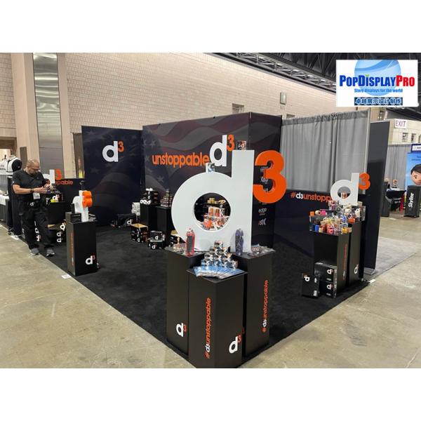 Quality Trade Show Custom Cardboard POP Displays Strong Carrying Capability 10KGS for sale