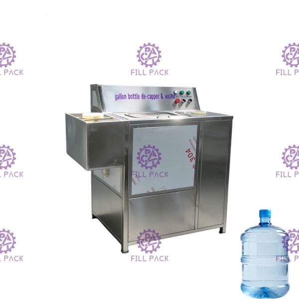 Quality BSC-1 Cap Pulling 200BPH Five Gallon Bucket Washing Machine for sale