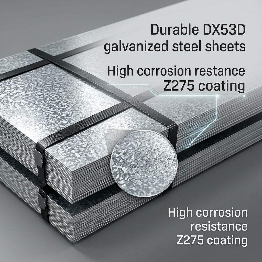 Quality DX53D Deep Drawing Galvanized Steel Plate SGCD3 0.3mm-1.2mm Forming Grade for sale