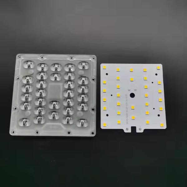 Quality Square Clear LED Ceiling Light Lens Plastic 90 Degree 5050 For Tunnel Lighting for sale
