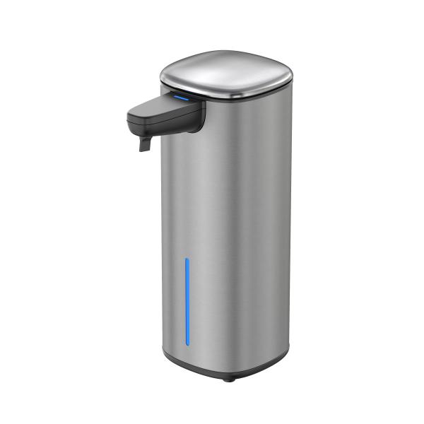 Quality Touch-Free Rechargeable Sensor Liquid Soap Pump Dispenser , Polished Stainless Steel for sale