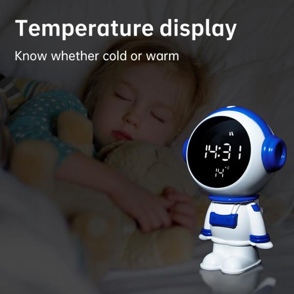 Quality APP Control Customized Lighting Smart Wake-up Astronaut Alarm Clock for sale
