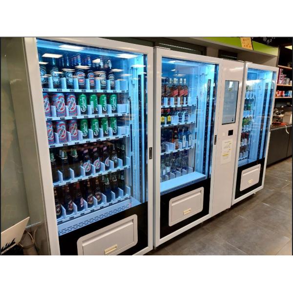 Quality Cooling System 3-20°C/ None Wine Vending Machine For Hotel White Or Customize for sale