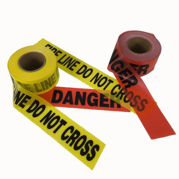 Quality PE Plastic Barrier Tape Roll Danger Tape For Construction And Law Enforcement for sale