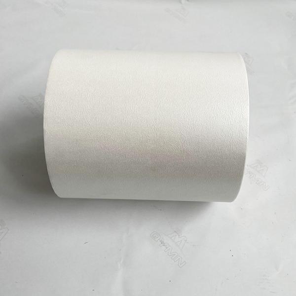 Quality 100g Semi Gloss Art Paper Low Temp Label with Hot Melt Glue Glassine Liner for sale