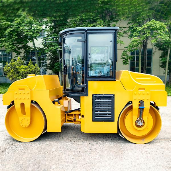 Quality 6ton 7ton 8ton Road Roller Diesel Vibratory Double Drum Road Roller Compactor for sale