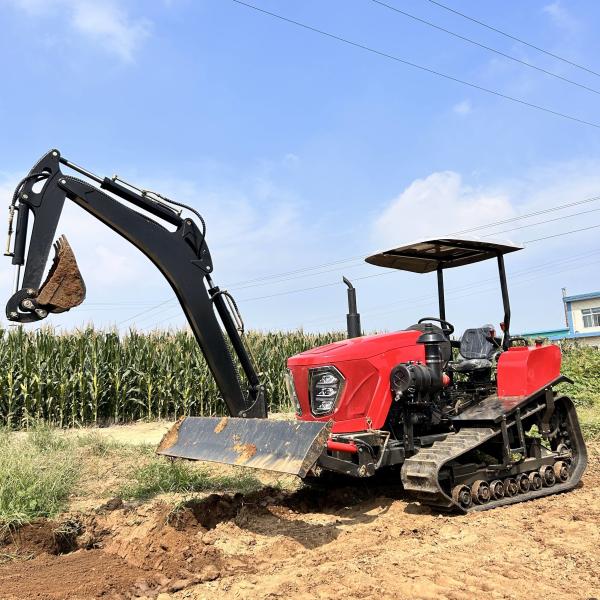 Quality Farming 80HP Crawler Tractor Loader Various Agricultural Tools for sale