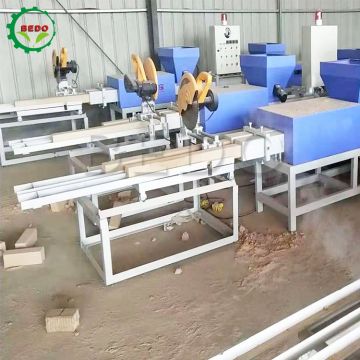 Quality 380V Automatic Wood Sawdust Block Making Machine For Euro Pallet for sale