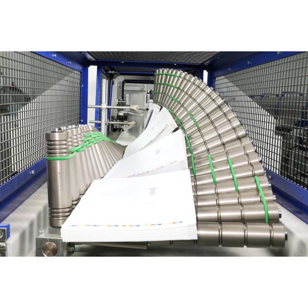 Quality Intelligent Book Spine Gluing Line（One-button switching size for all equipment） for sale