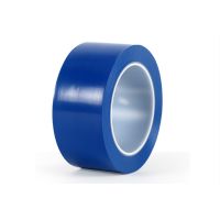 Quality 17mm 20mm Blue PVC Adhesive Tape Roll For Electrical Insulation for sale