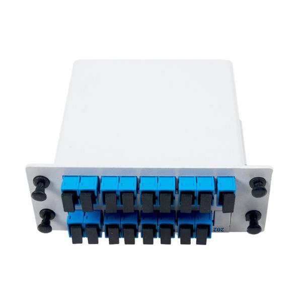 Quality Coloured Passive Optical Splitter Fiber Separation 1260-1650nm Low Insertion Loss for sale