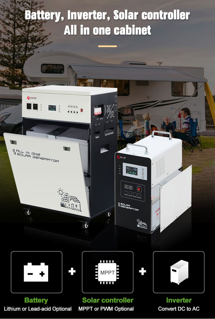 solar inverter with battery and solar controller