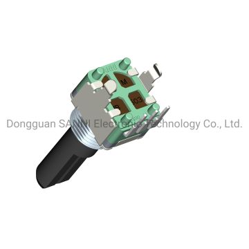 Quality Rotary 9mm Potentiometer Vertical Insulated Shaft Sealed RV90XB2N0FB for sale