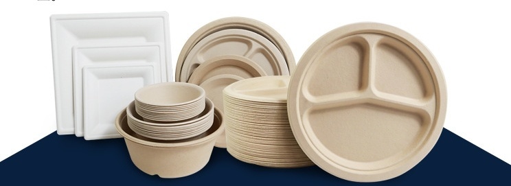 High Quality Regular Supply 8oz Customer Size Biodegradable Natural Bamboo Fiber Disposable Cup for Cold or Hot Drinking.