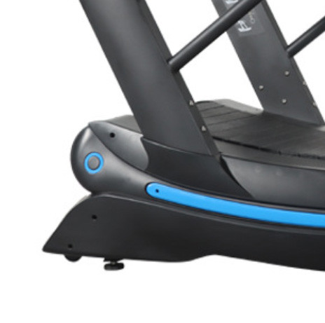 Quality Fitness Non Powered Curved Mechanical Treadmill Running Workout Machine for sale