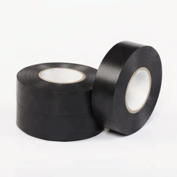 Quality OEM Electrical Insulation Black PVC Tape 19mm Roll for sale