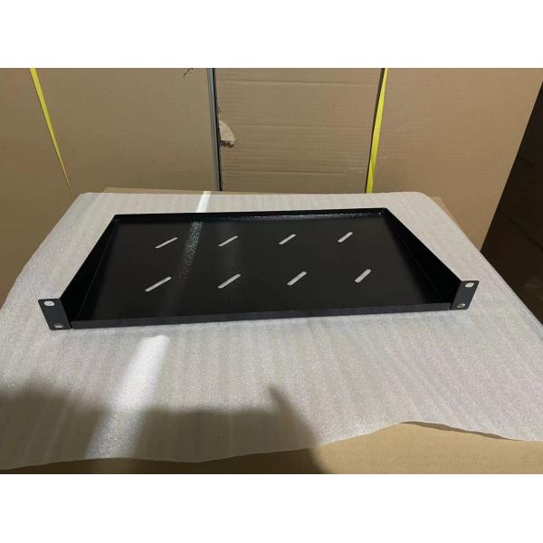 Quality SPCC Cold Rolled Steel 1U Vented Keyboard Tray for Rack Mount Communication Tray for sale