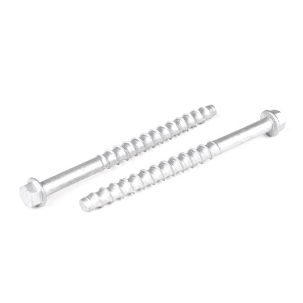 Quality M10 150mm Hex Flange Head Concrete Bolt Screws for Concrete Wall Customized for sale
