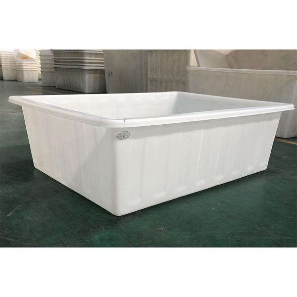 Quality Heavy Duty Rotomolded Rectangular Tuff Poly Tapered Tubs On Trolleys For for sale