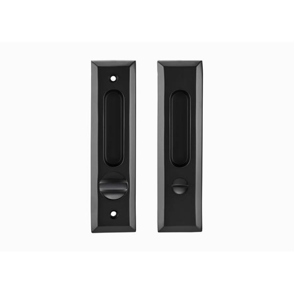 Quality 42mm 160mm Brass Sliding Door Lock Modern Push Pull Hidden Handle for sale