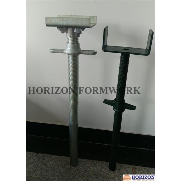 Quality Painted Scaffold Screw Jack Base and Jack Head Jack with BS1139 Standard for sale