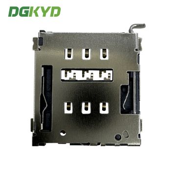 Quality Nano SIM Card Holder With Switch And Detection P Telephone Card Holder TF SIM for sale